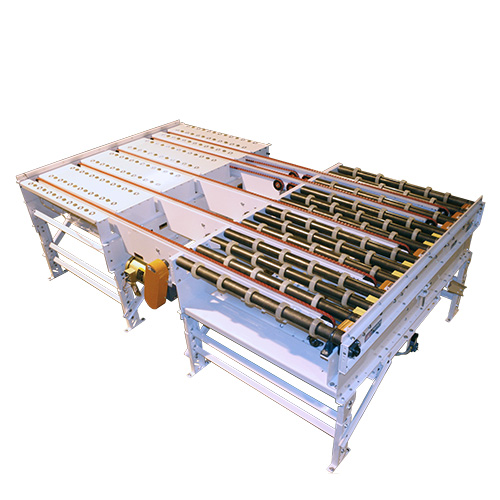 Glass Handling Cross Section Transfer - Roach Conveyors
